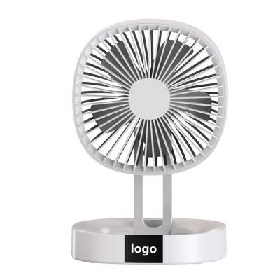 China Factory Hanging Mini Rechargeable Wireless Fans Battery Cooling Electric Outdoor Portable Camping Desktop Wall Table Fan for sale