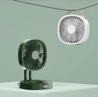 China Factory Hanging Mini Rechargeable Wireless Fans Battery Cooling Electric Outdoor Portable Camping Desktop Wall Table Fan for sale