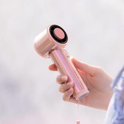 China Factory Direct Transparent Handheld Cooling Fan 14000RPM High-Speed Ice Cooling 10m/s Wind 239g Lightweight Portable Cooling Fan for sale