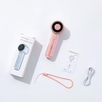 China Factory Direct Transparent Handheld Cooling Fan 14000RPM High-Speed Ice Cooling 10m/s Wind 239g Lightweight Portable Cooling Fan for sale