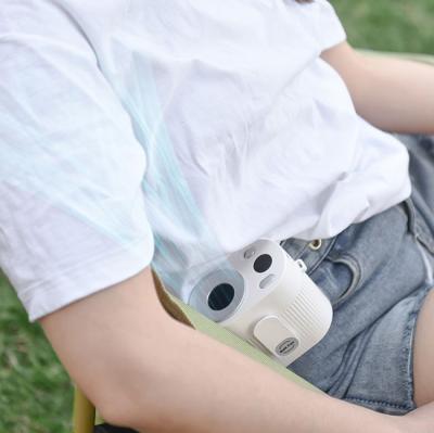 China Wholesale 8000mAh Emergency Power Bank Portable Outdoor Cooling Fan Factory Direct Hanging Neck Waist Fan for sale