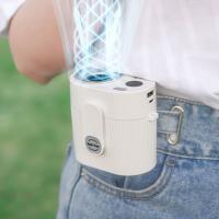 China Wholesale 8000mAh Emergency Power Bank Portable Outdoor Cooling Fan Factory Direct Hanging Neck Waist Fan for sale