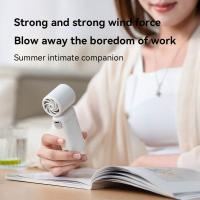 China High-Speed Digital Display Mini Handheld Air Cooler Fan Portable & Wearable 3600mAh Smart Rechargeable for Home Use for sale
