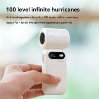 China High-Speed Digital Display Mini Handheld Air Cooler Fan Portable & Wearable 3600mAh Smart Rechargeable for Home Use for sale