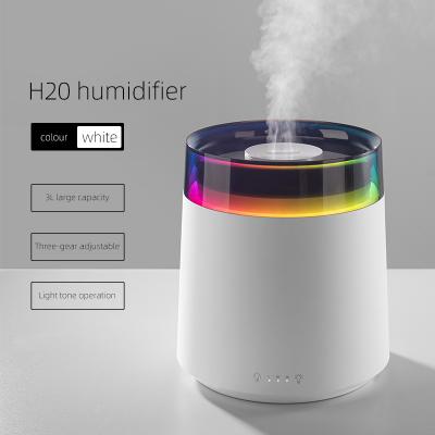 China Customized 3L Water Tank 360 Nozzle Cool Mist Top Fill Quiet Rapid Ultrasonic Humidifier for Bedroom Baby Nursery and Plant for sale