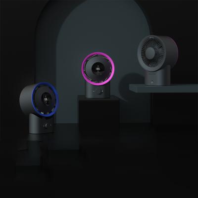 China Small Portable Battery Operated Strong Airflow Ultra Quiet 4000mAh USB Rechargeable Electric Table Fan for Office Room Camping for sale