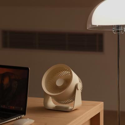 China Strong Wind Desktop Fan 3 Speeds USB/Rechargeable Battery Operated Portable Quiet Mini Fan for Household Outdoor Use Color Box for sale