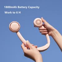 China Factory Direct Neck Fan ODM/OEM Available 3-Speed Quiet Portable Personal Fan USB Rechargeable Adjustable Angle for sale