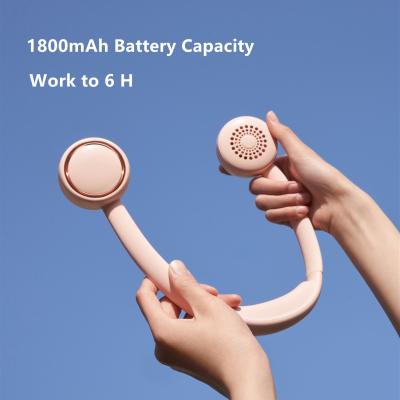 China Factory Direct Neck Fan ODM/OEM Available 3-Speed Quiet Portable Personal Fan USB Rechargeable Adjustable Angle for sale