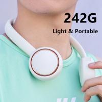 China Factory Direct Neck Fan ODM/OEM Available 3-Speed Quiet Portable Personal Fan USB Rechargeable Adjustable Angle for sale