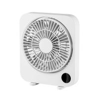 China FUSMLI 2025 New Popular Rechargeable Portable Table Fan 2000mah Summer Camping Trending Products Desktop Fan with Display for sale