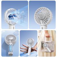 China FUSMLI Macaron Color Mini Portable USB Charging Handheld Fan 5 Speeds Customizable Packaging Factory Price Wearable Fan for sale