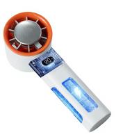 China Portable USB Rechargeable 5-Speed Cooling Fan Transparent Blades Ice Compress Brushless Motor 3-6 Hours Use Household Car Hotel for sale