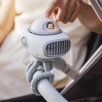 China 3 Speeds Rotatable Handheld Personal Flexible Tripod Clip on Fan Battery Operated Stroller Fan for Car Seat Crib Bike Treadmill for sale