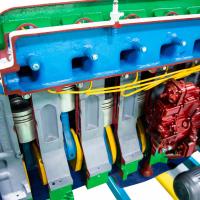 China Anatomical Educational Model Of Marine Six Cylinder Engine for sale