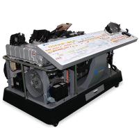 China Hybrid Engine Stand Trainer Automotive Hybrid Vocational Education Training Equipment for sale