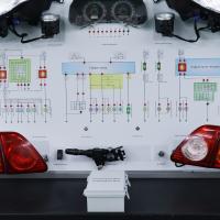 China Automotive Training Equipment Electrical Lighting System Trainer Board for School Teaching Use for sale