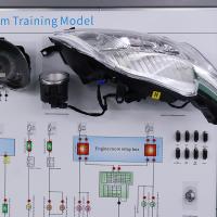 China Professional Automotive Teaching Equipment External Lighting System Training Bench Automotive Electrical Trainer for sale