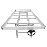 China Easy Cleaning UV Resistant 4x8 Rolling Grow Tables For Medical Plants Cultivation for sale
