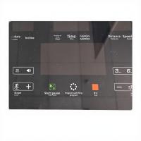 China Factory Direct Sales Dongguan Tempered Glass Switch Button Electrical Panel with Semi-Transparent Silk Screen for sale