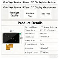 China 5inches Full HD Color TFT Liquid Crystal Display Screen for sale