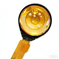 China 0.71 Inch SPI TFT Round LCD Display 160x160 Resolution 12-pin Connector LED Backlight for AI Eye Electronic Pet for sale
