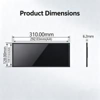 China 12.3 Inch IPS LCD Display 720x1920 MIPI 450cd/m2 Brightness 30 Pin Vehicle Mounted TFT Screen for sale