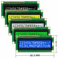 China Factory 1602A LCD Panel Blue-yellow 5V Module Display matrix Character LCD Screen COB Panel Attendance System for sale