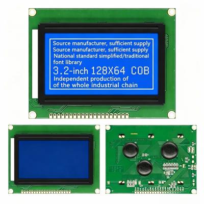 China YD 12864B Blue-Yellow 192x64 Dot Matrix LCD Module 5V COB Industrial Display for sale