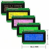 China YD STN LCD Display Module 20x4 Character Blue Screen 5V 98x60mm Industrial Dot Matrix for sale