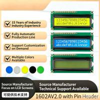 China 1602AV2.0 I2C Module with Pin Header Display Instrument Display Screen Source Manufacturer Character Type LCD Screen for sale