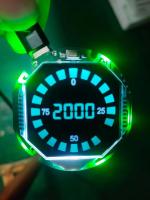 China Car Tire Pressure Monitoring Air Pump TN Segment Code Display LCD Screen 12 Oclock Viewing Battery Power for sale