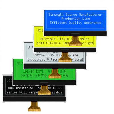 China COG19264 Black Screen 3.3V LCM Module 192x64 5000cd/m2 Brightness for sale