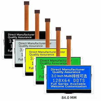 China 3.5 inch 128x64 COG LCD Display Module SPI Interface ST7565R Driver IC 3.3V for sale