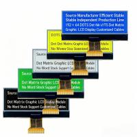 China 2.1 Inch COG 128x64 LCD Display Module 3.3V Black Screen ST7565R SPI Industrial Grade for sale