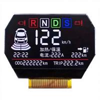China ETON Customized Motorcycle Speedometer 29-Pin HTN 4.5V LCD Display VA Negative Transmissive 12 O'clock for sale