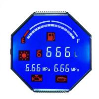 China ETON Customized Motorcycle Speedometer 29-Pin HTN 4.5V LCD Display VA Negative Transmissive 12 O'clock for sale