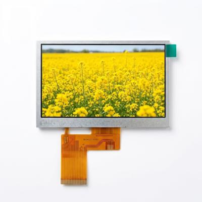 China 5 inch IPS LCD Module 800x480 LVDS Interface High Brightness 450cd/m2 LED Display for sale