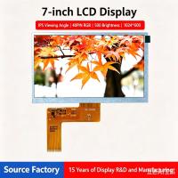 China 7-inch LCD Display with 1024*600 Resolution, Industrial Control Vehicle-mounted LCD IPS Wide Viewing Angle for sale
