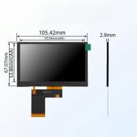 China 5 Inch IPS LCD Display Module 800x480 LVDS Interface High Brightness 450cd/m2 for Industrial for sale