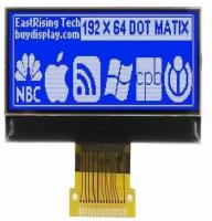 China COG STN Negative LCD Module 12864 White LED Backlight 350cd/m2 Brightness 69x50mm for sale