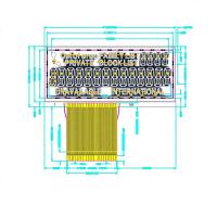 China Customized 7-Segment VA LCD Display 115.8x40.0mm Transflective 3/6/9/12 Oclock Viewing for sale