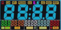 China HTN Type Display Screen for Exercise Equipment Treadmill Spinning Bike 80 Degree View IP65 for sale