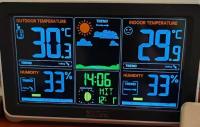 China Radio-controlled TN Clock with Custom Display Screen and 160/160 Viewing Angle for sale