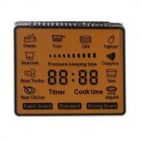 China Orange Background with Black Field Code Display Screen for sale