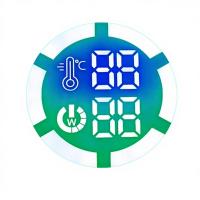 China YaoDa Customizable LCD Display Module with LED Digital Display for Tire Pressure Monitor and Hair Dryer for sale