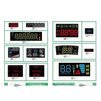 China LED Multicolor Segment Display Screen Multi-Segment Color Electronic Segment Screen Made in China for sale