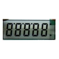 China Brilliant Custom Smart Electronic Scale LCD Display with Black Background and White Text Screen From China for sale