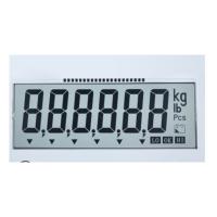 China Brilliant Custom Smart Electronic Scale LCD Display with Black Background and White Text Screen From China for sale