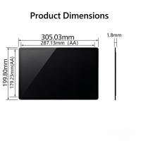 China 13.6 Inch IPS View 1200 * 1920 MIPI Interface LCD 500 Brightness Display 30pin for sale